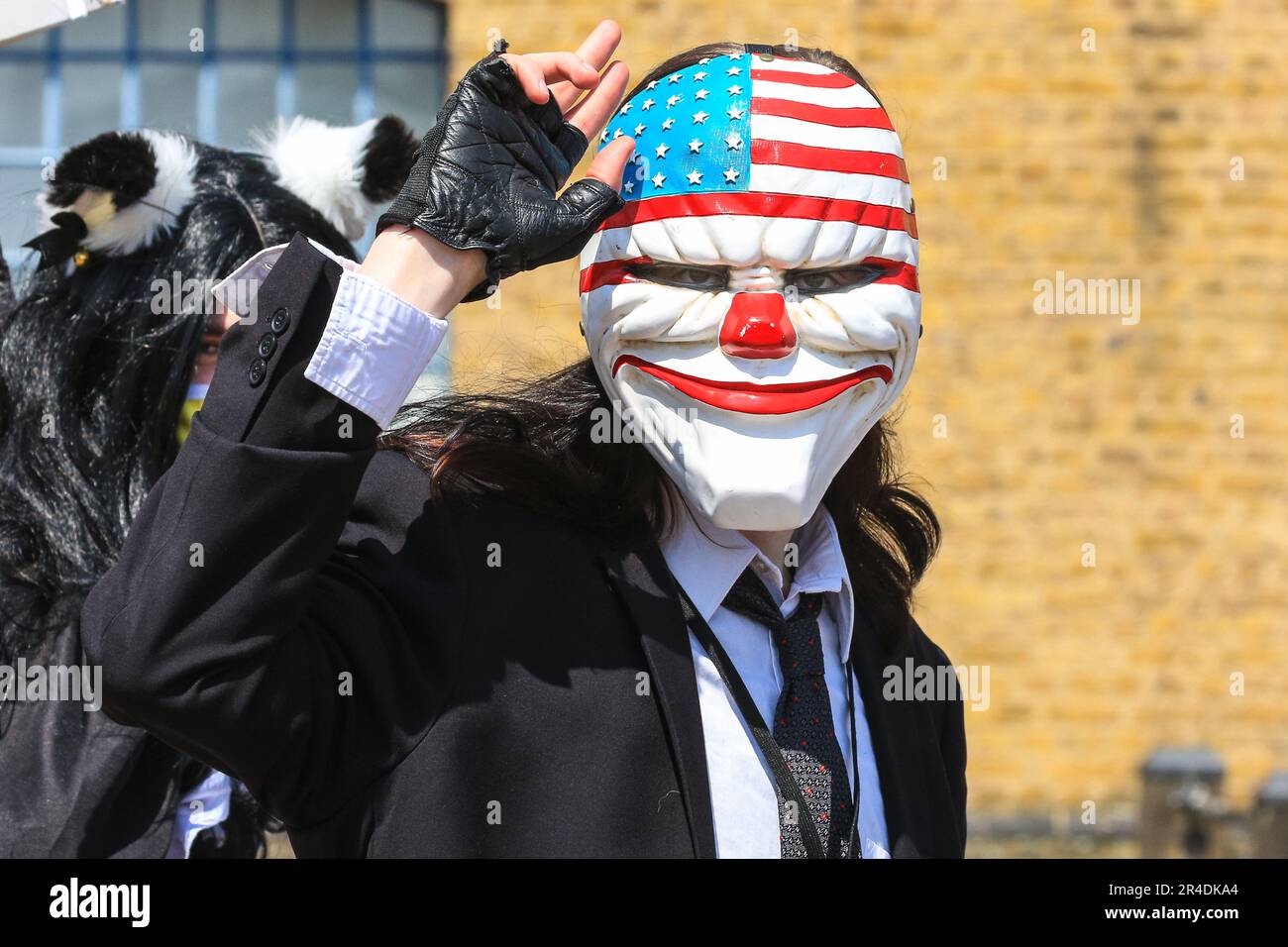 London, UK. 27th May, 2023. Fans and visitors of the Comic Con London ...