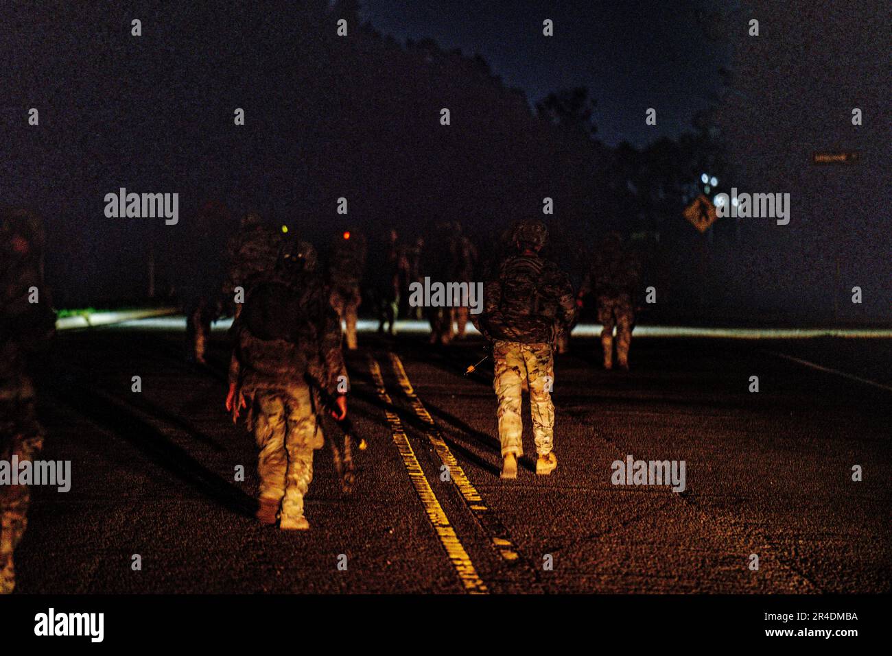 Paratroopers across the 82nd Airborne Division execute the 12 mile road ...