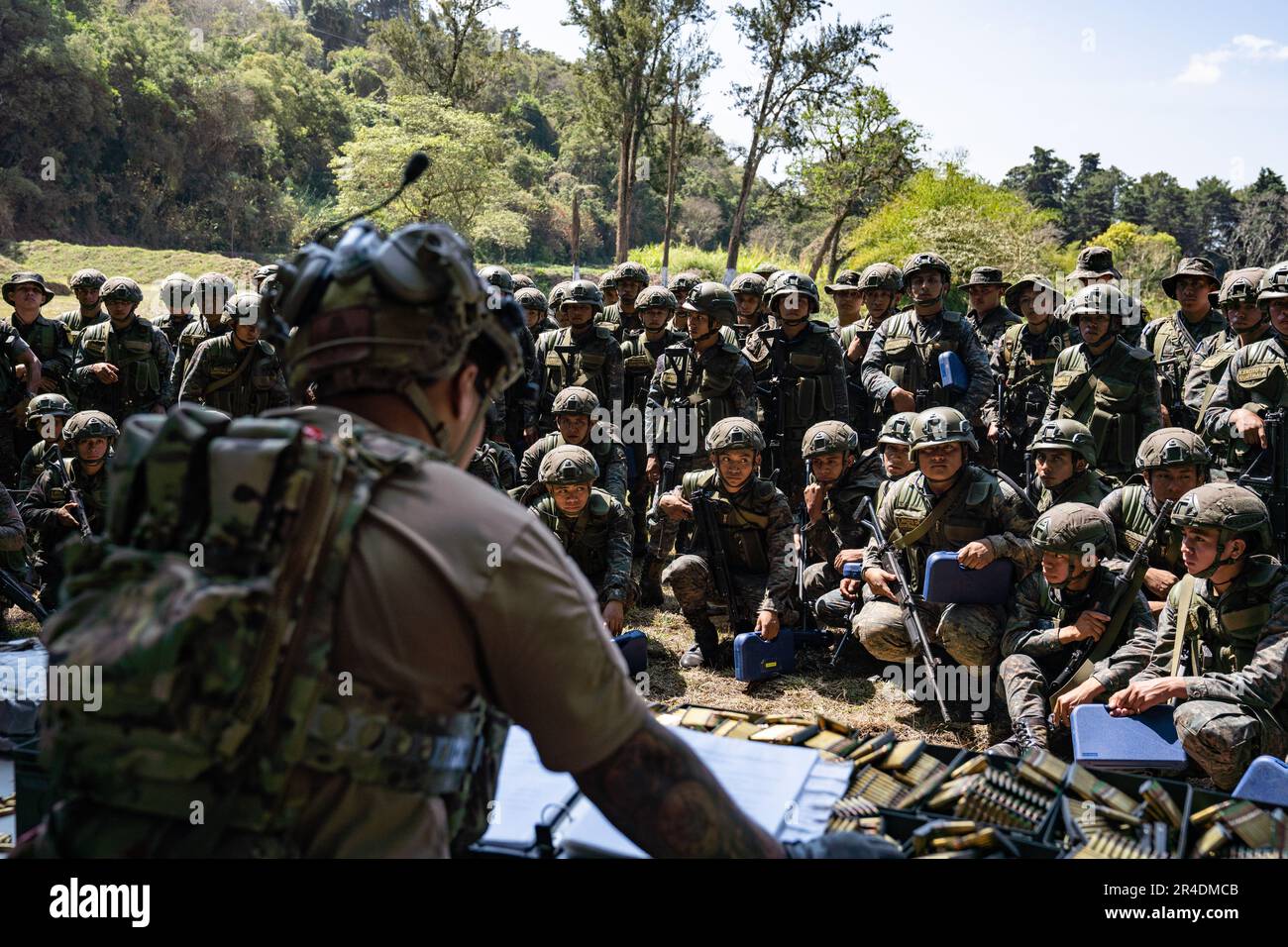 Soldiers assigned to the 7th Special Forces Group (Airborne) teach ...