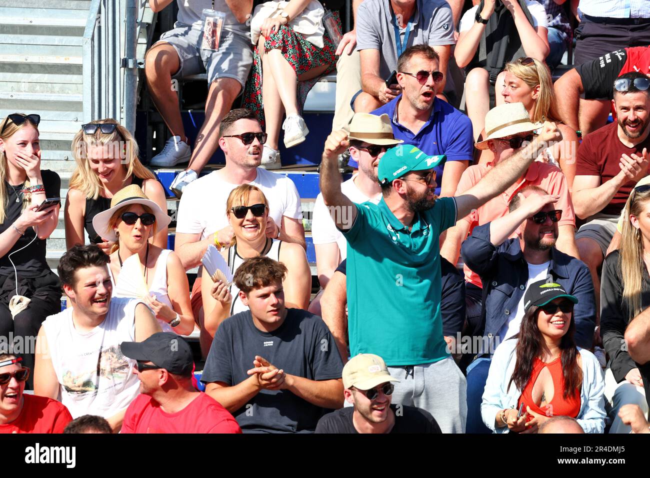 Monte Carlo, Monaco. 27th May, 2023. Circuit atmosphere - fans in the ...