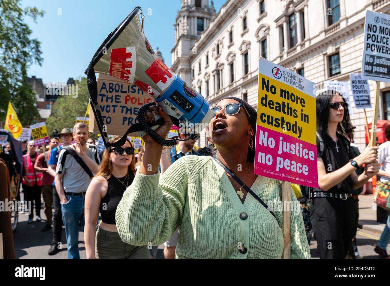 London, UK. 27 May 2023. Groups such as Extinction rebellion, Just Stop ...