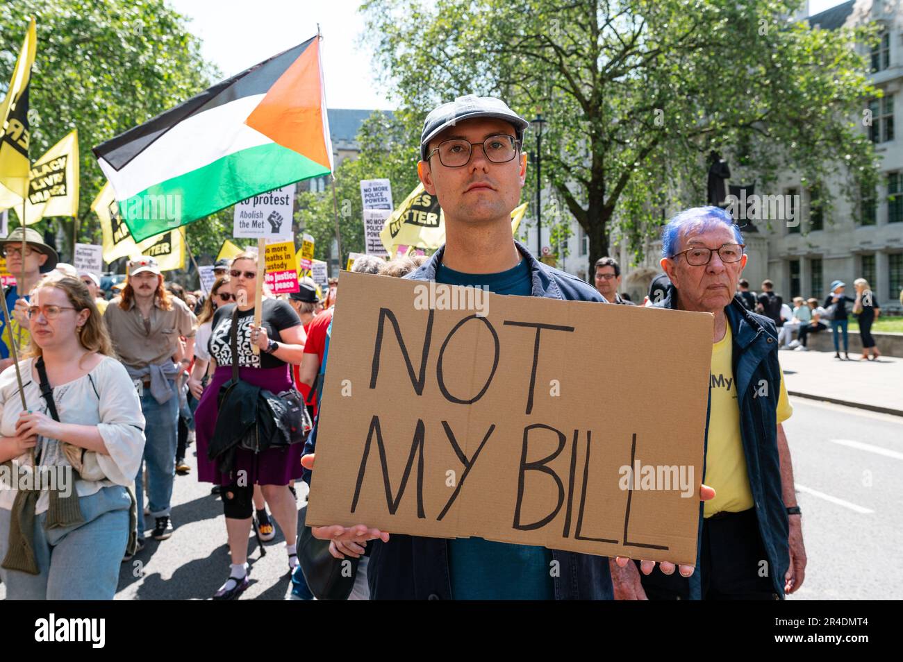 London, UK. 27 May 2023. Groups such as Extinction rebellion, Just Stop ...