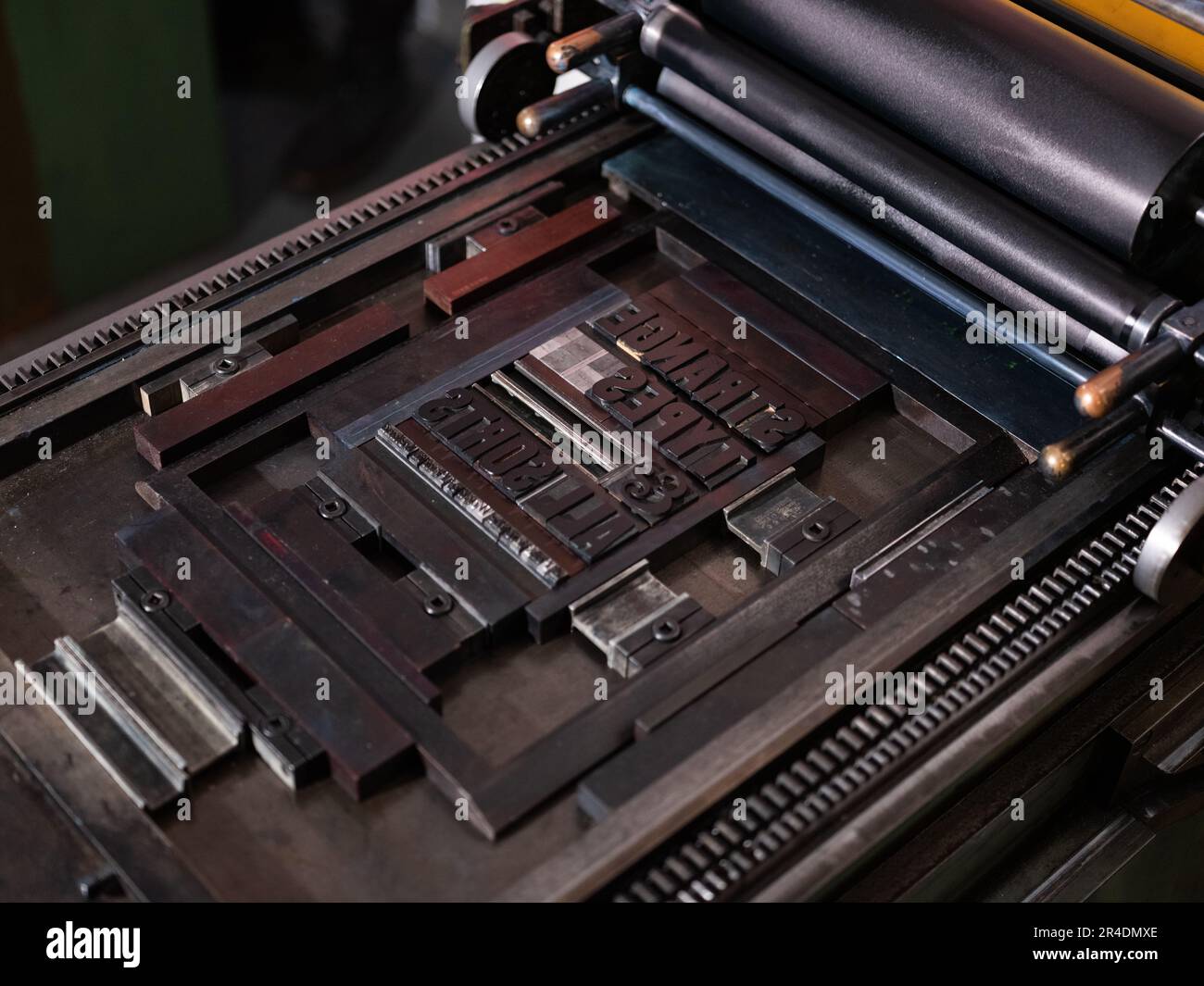 Printer's block and font hi-res stock photography and images - Alamy