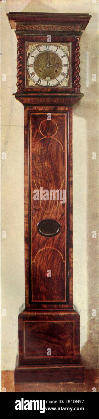 'Early Long-Case Clocks - Thirty-hour, ten-inch dial clock. Walnut ...