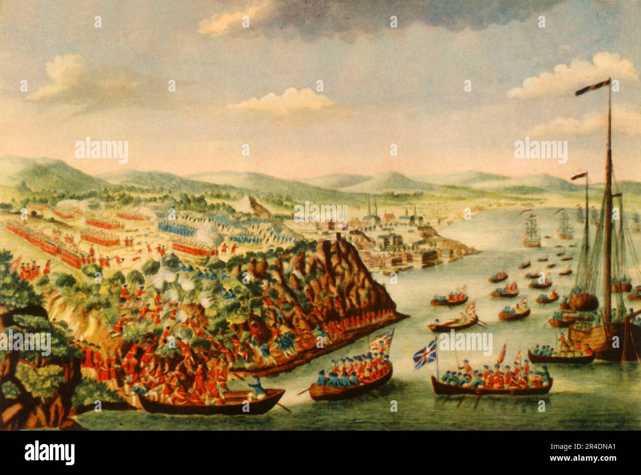 'A View of the Taking of Quebec, September 13th 1759', (1941). Scene ...