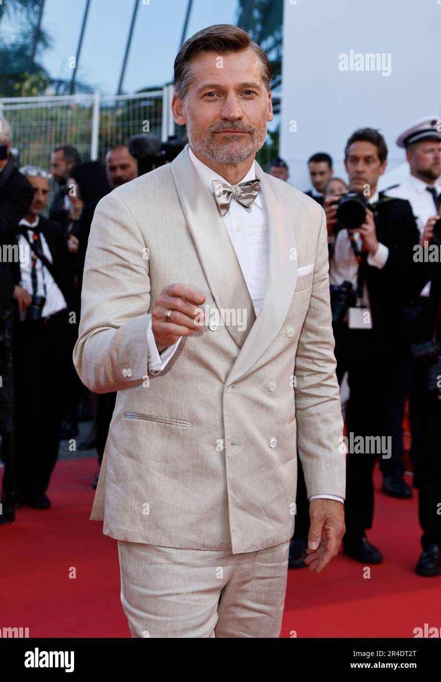 Nikolaj Coster-Waldau poses for photographers upon arrival at the ...