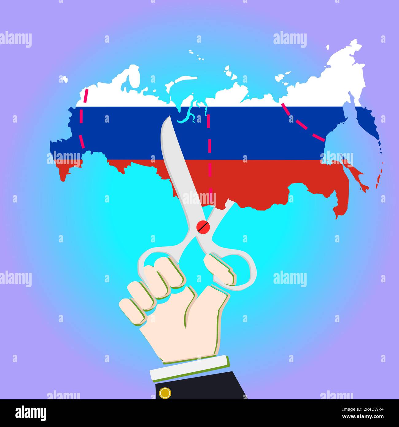 Cutting map hi-res stock photography and images - Alamy