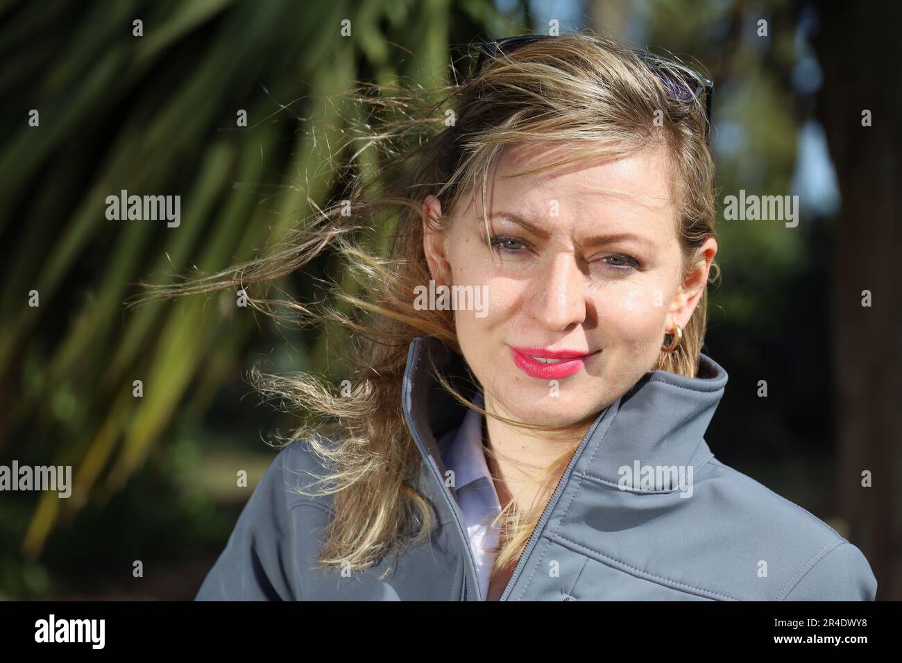 Photoshoot of a beautiful Russian Model in front of outdoor murals in ...
