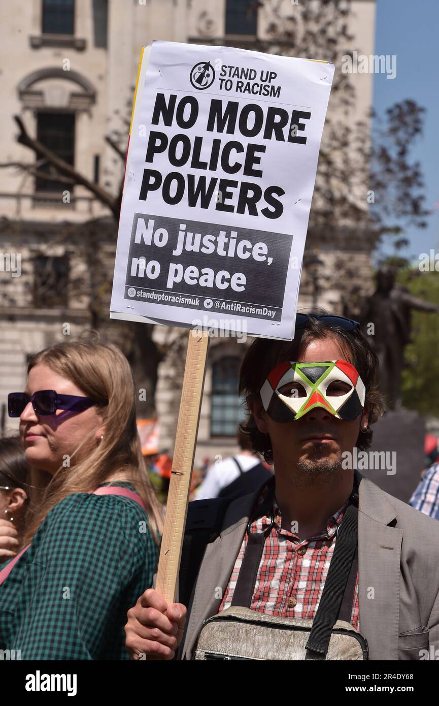 London, England, UK. 27th May, 2023. Hundreds of people, many of which ...