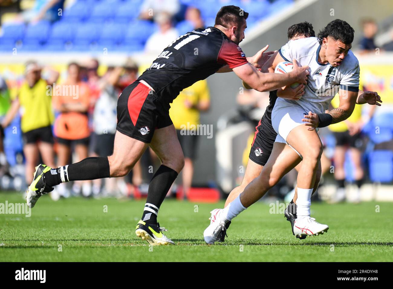 York, England - 26th May 2023 - Tiaki Chan of Toulouse Olympique XIII ...