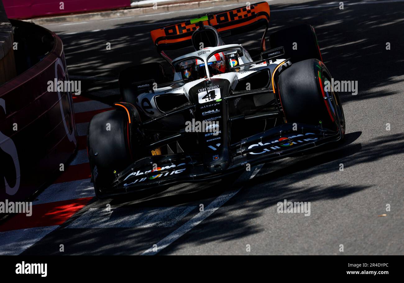 Monte-Carlo, Monaco. 27th May, 2023. #4 Lando Norris (GBR, McLaren F1 Team), F1 Grand Prix of ...