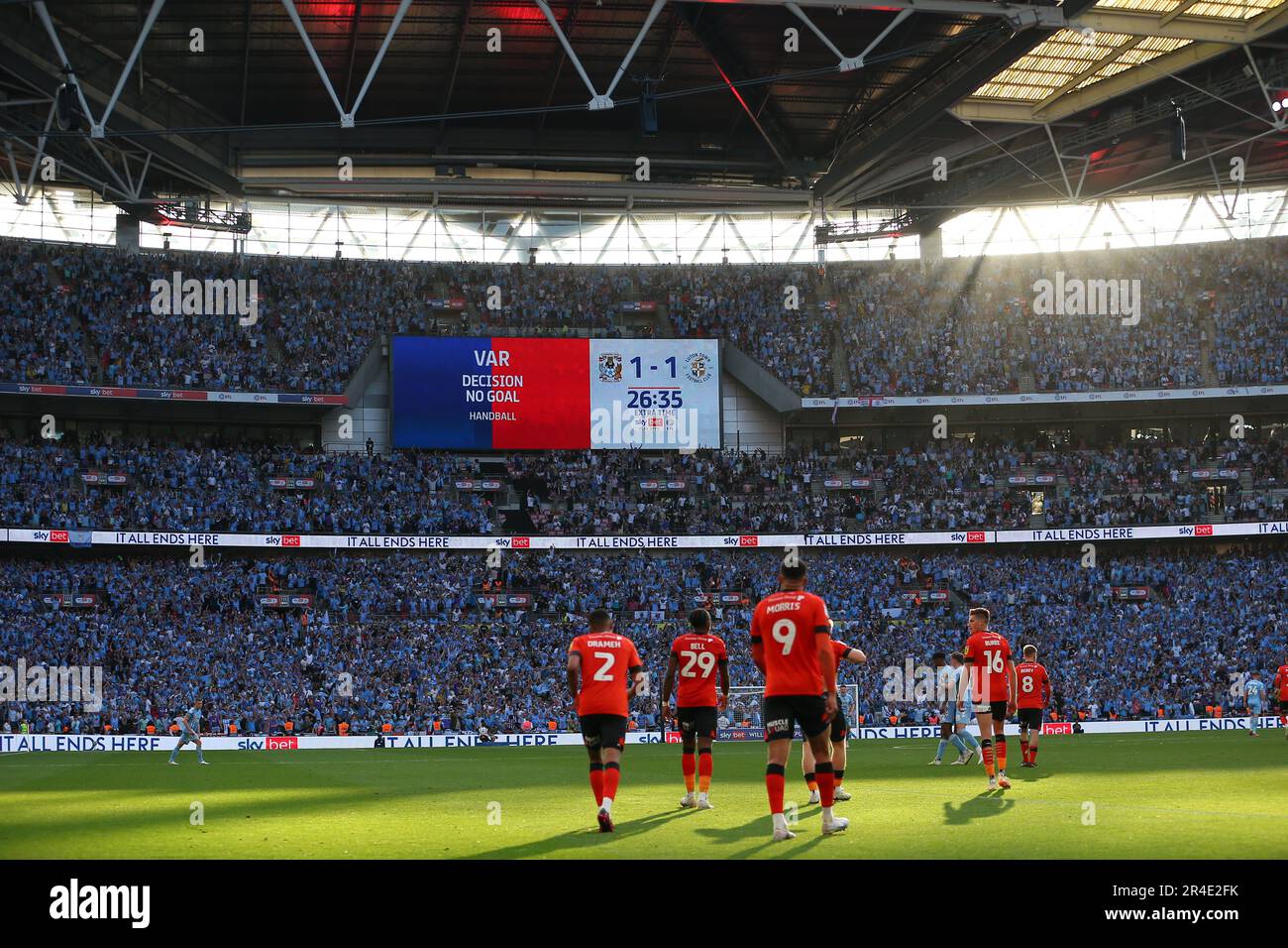 Wembley Stadium, London, UK. 27th May, 2023. EFL Championship Play Off ...
