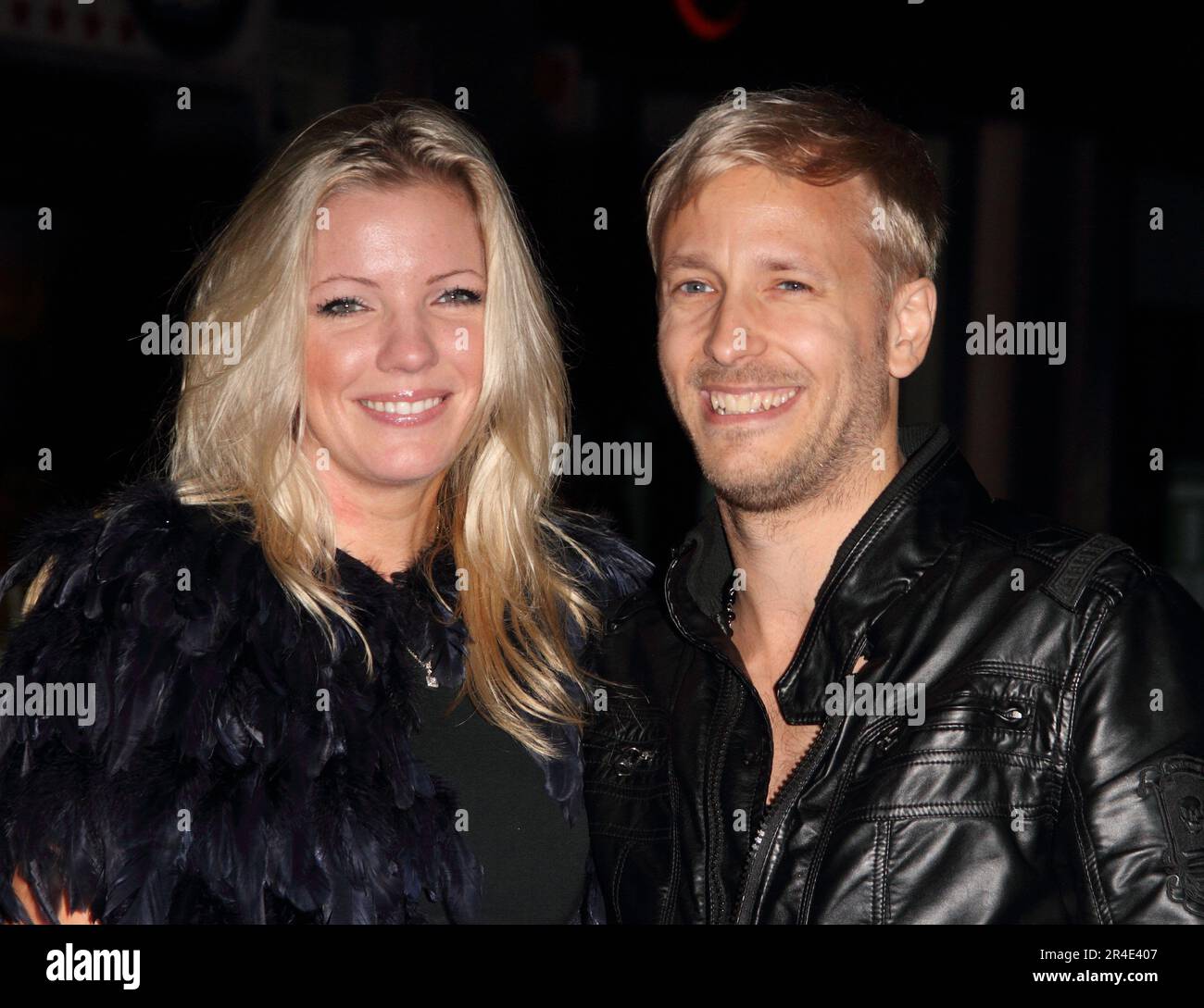 London, UK. Rick Parfitt Jr and Rachel Gretton at the Hello Quo ...