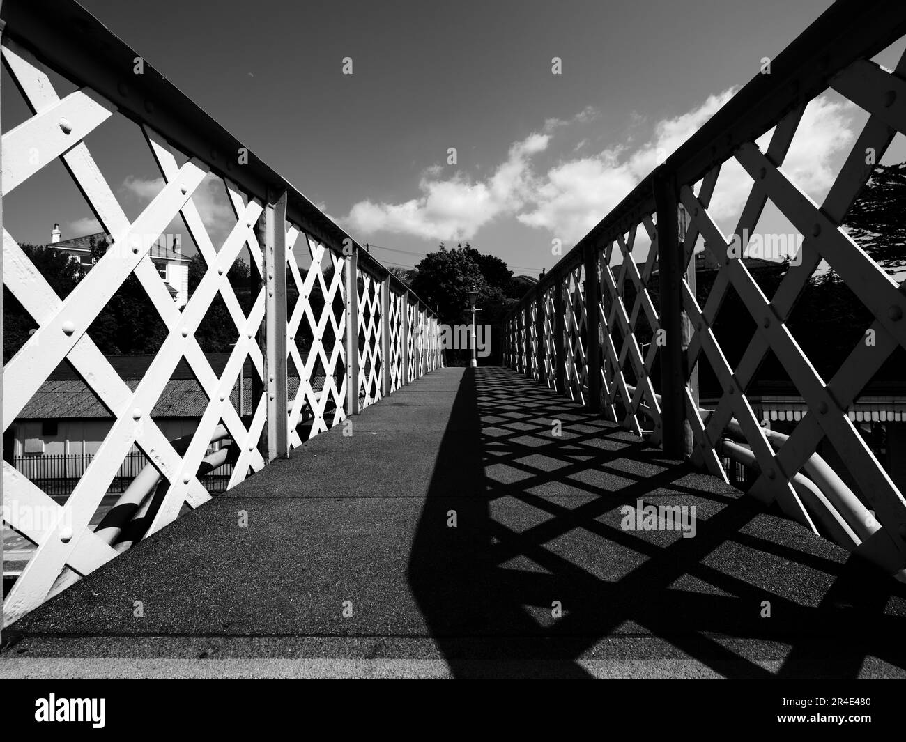 Redruth Station Footbridge Stock Photo - Alamy