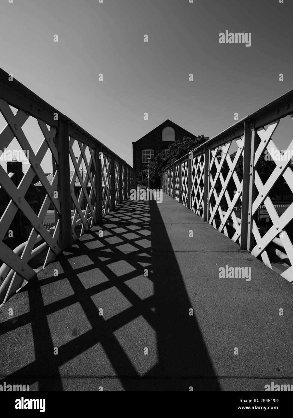 Redruth Station Footbridge Stock Photo - Alamy
