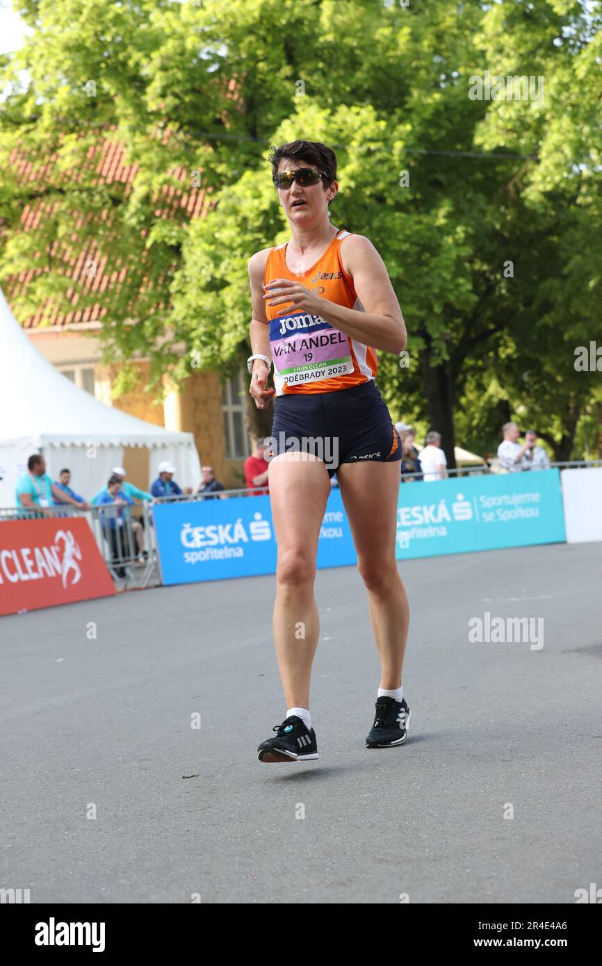 Anne VAN ANDEL in the 35km at the European Race Walking Team ...