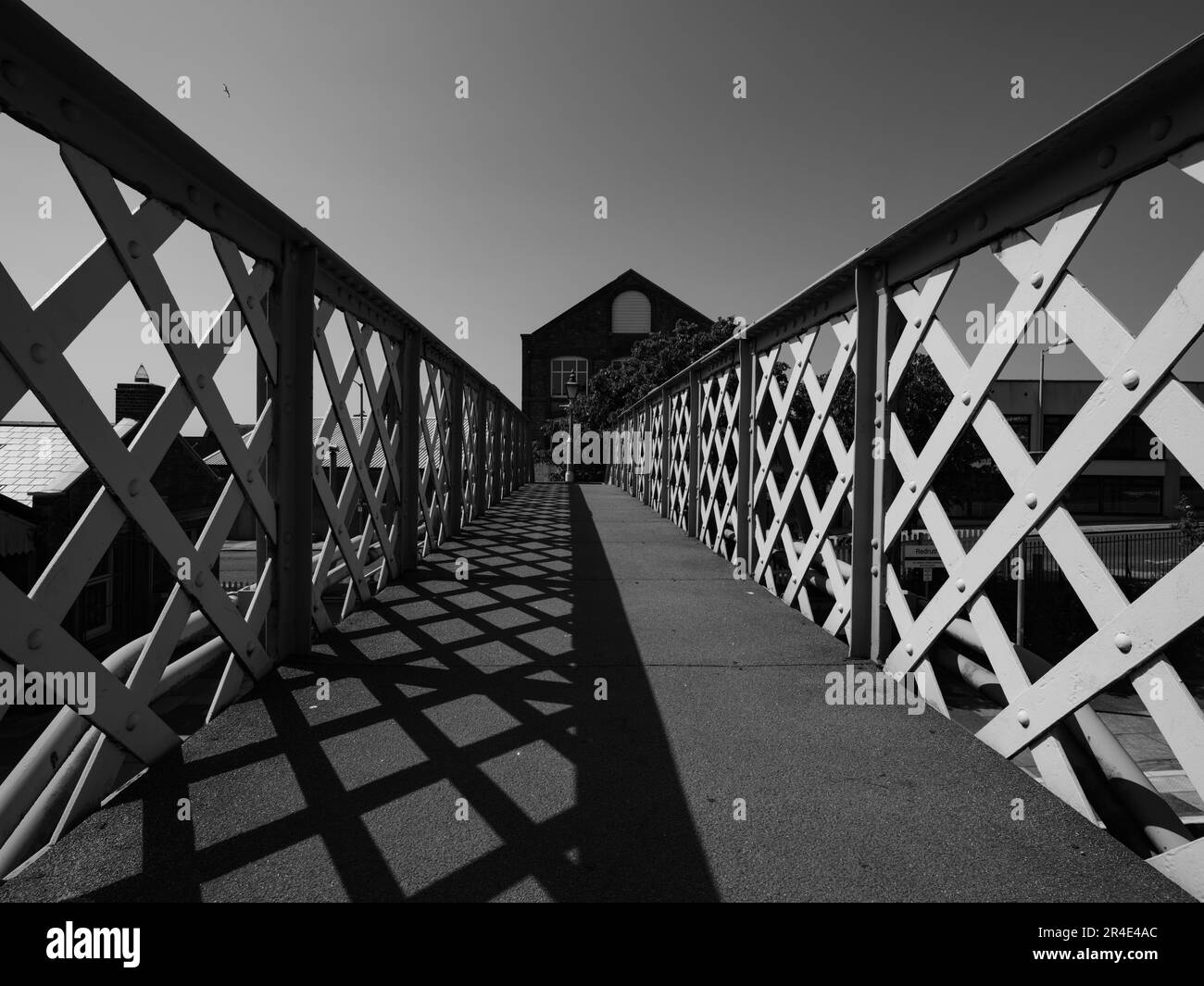 Redruth Station Footbridge Stock Photo - Alamy