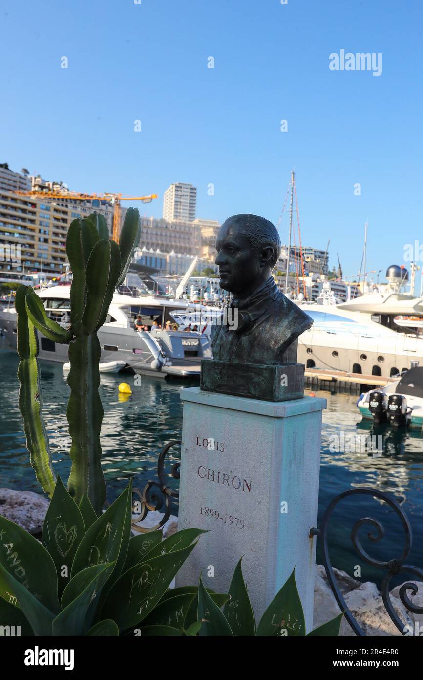 Montecarlo, Principality Of Monaco. 27th May, 2023. Luis Chiron Statue ...