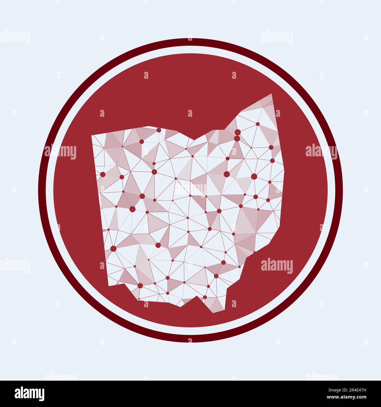 Map of northern ohio Stock Vector Images - Alamy