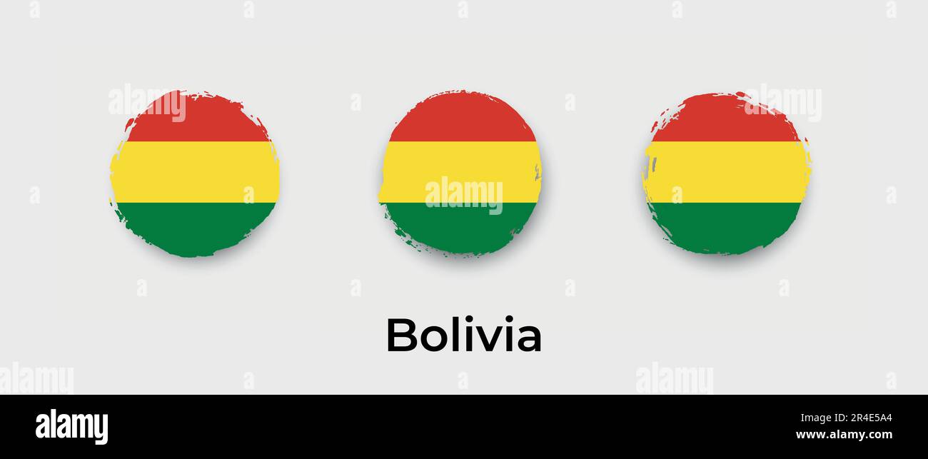 Vector bolivia flag hi-res stock photography and images - Alamy