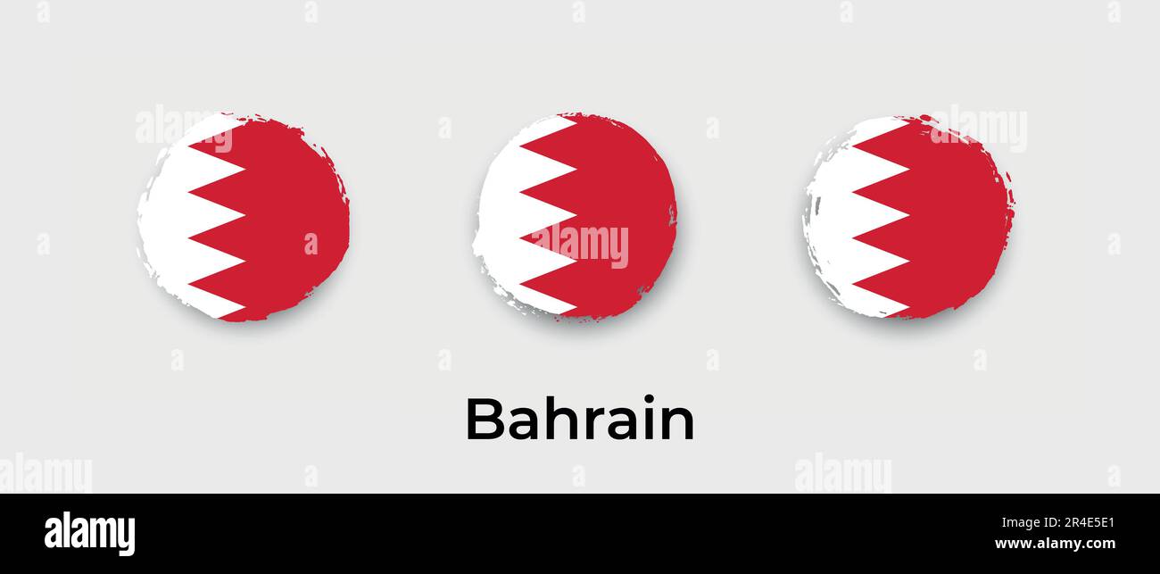 Bahrain flag grunge bubble vector icon illustration Stock Vector Image & Art - Alamy
