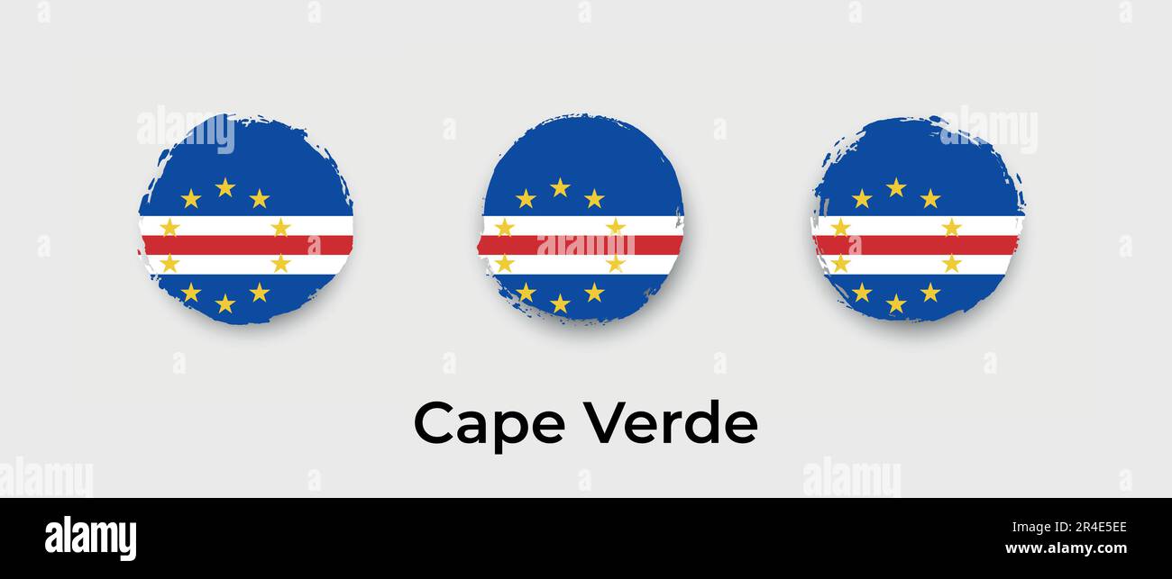 Cape Verde flag grunge bubble vector icon illustration Stock Vector Image & Art - Alamy