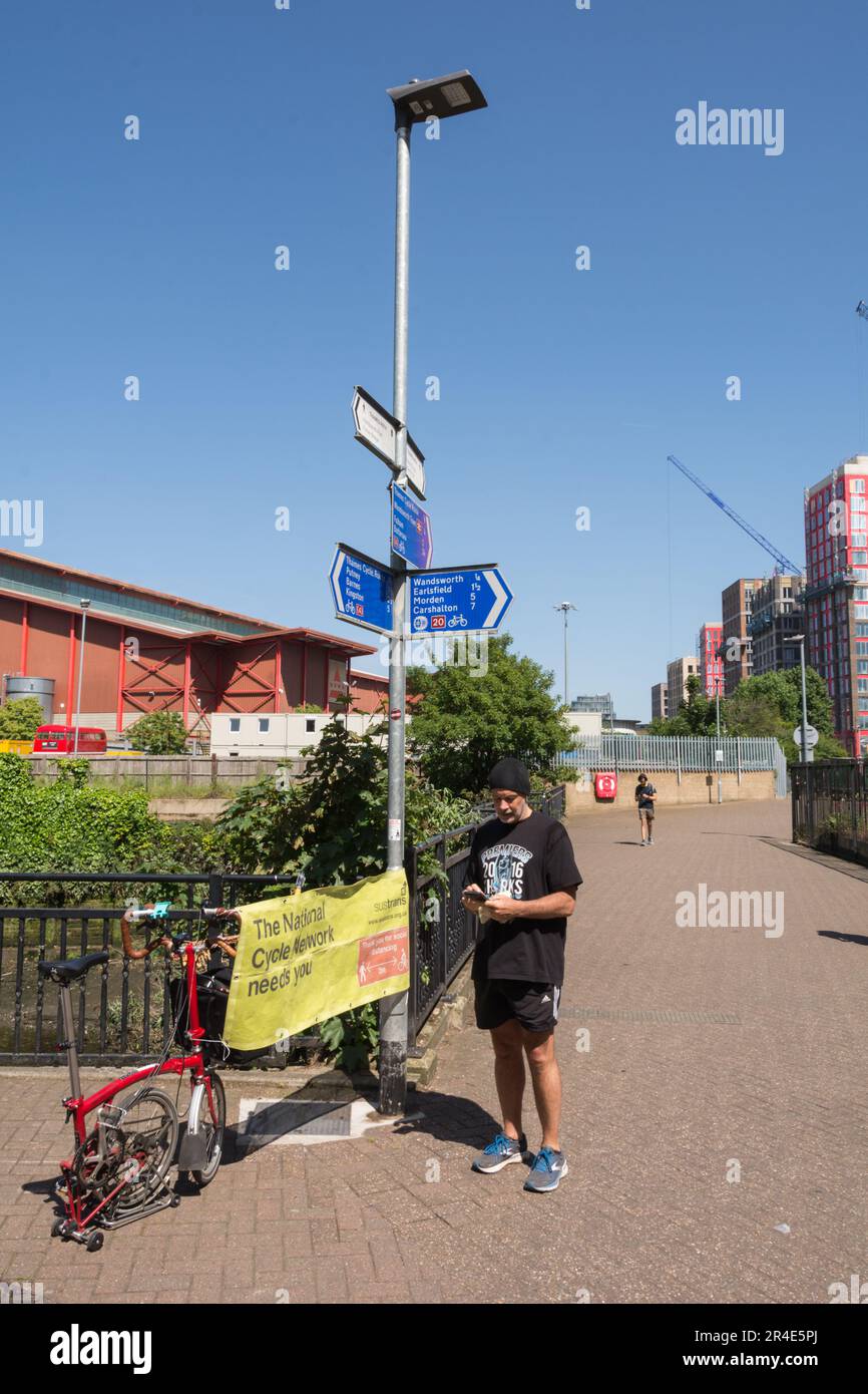 The national cycle network needs you hi-res stock photography and ...
