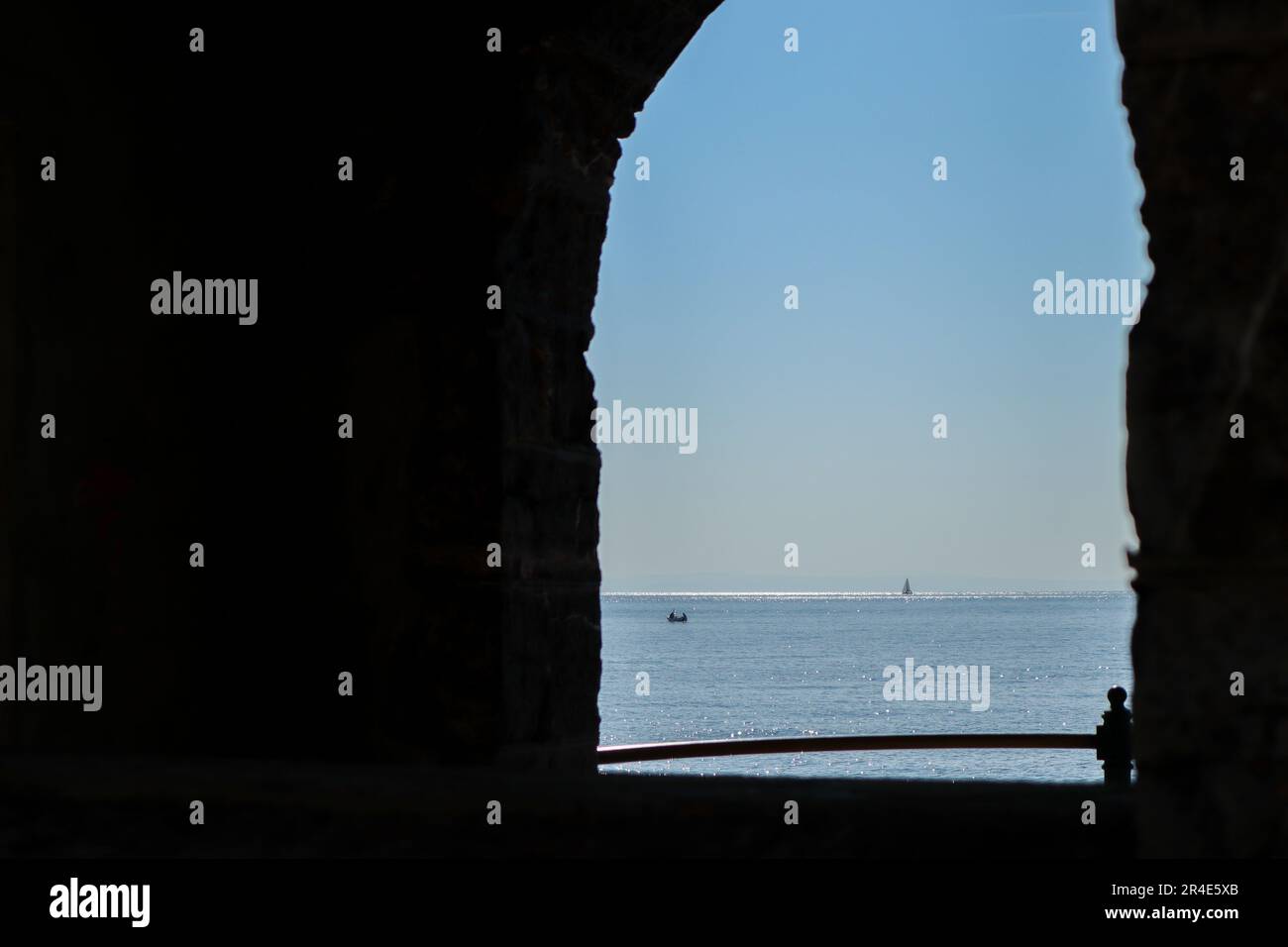 Adriatic true an arch Stock Photo - Alamy