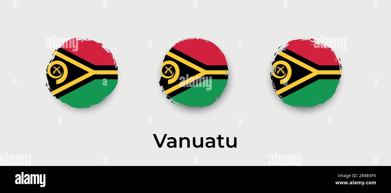 Vanuatu flag grunge bubble vector icon illustration Stock Vector Image & Art - Alamy