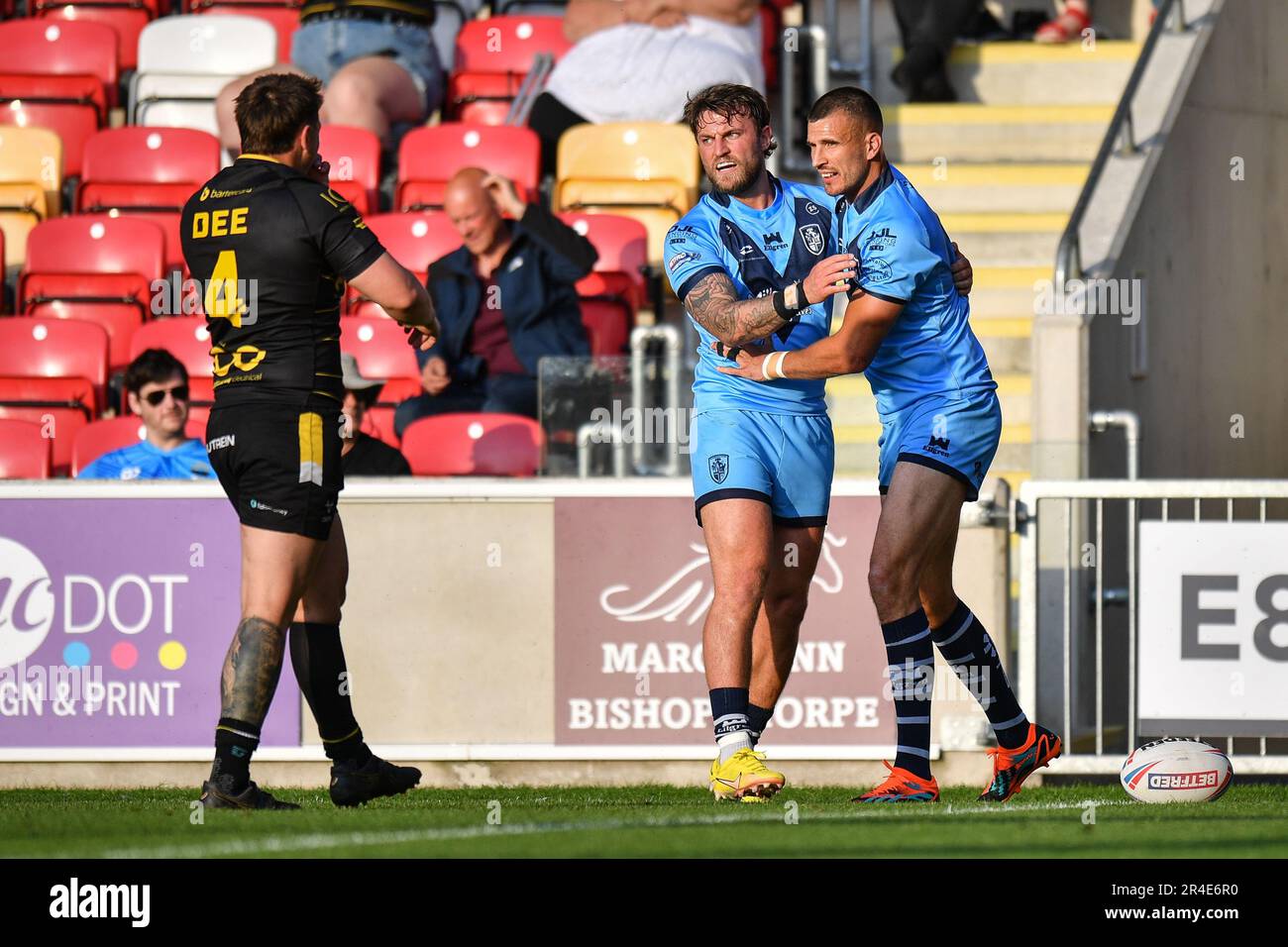 York, England - 26th May 2023 - Gareth Gale of Featherstone Rovers ...