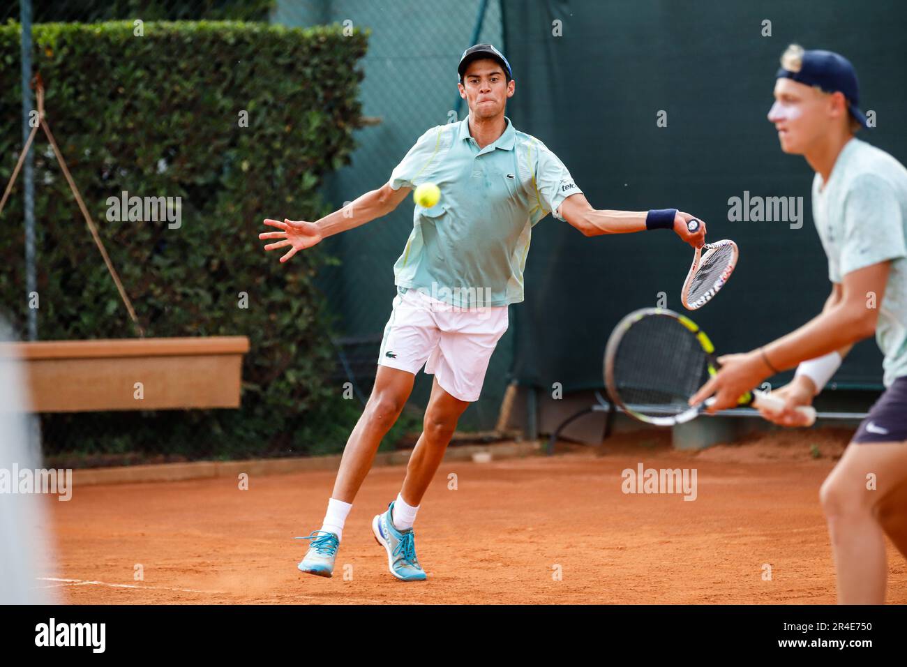 Milan, Italy. 27th May, 2023. Yaroslav Demin and Rodrigo Pacheco Mendez ...