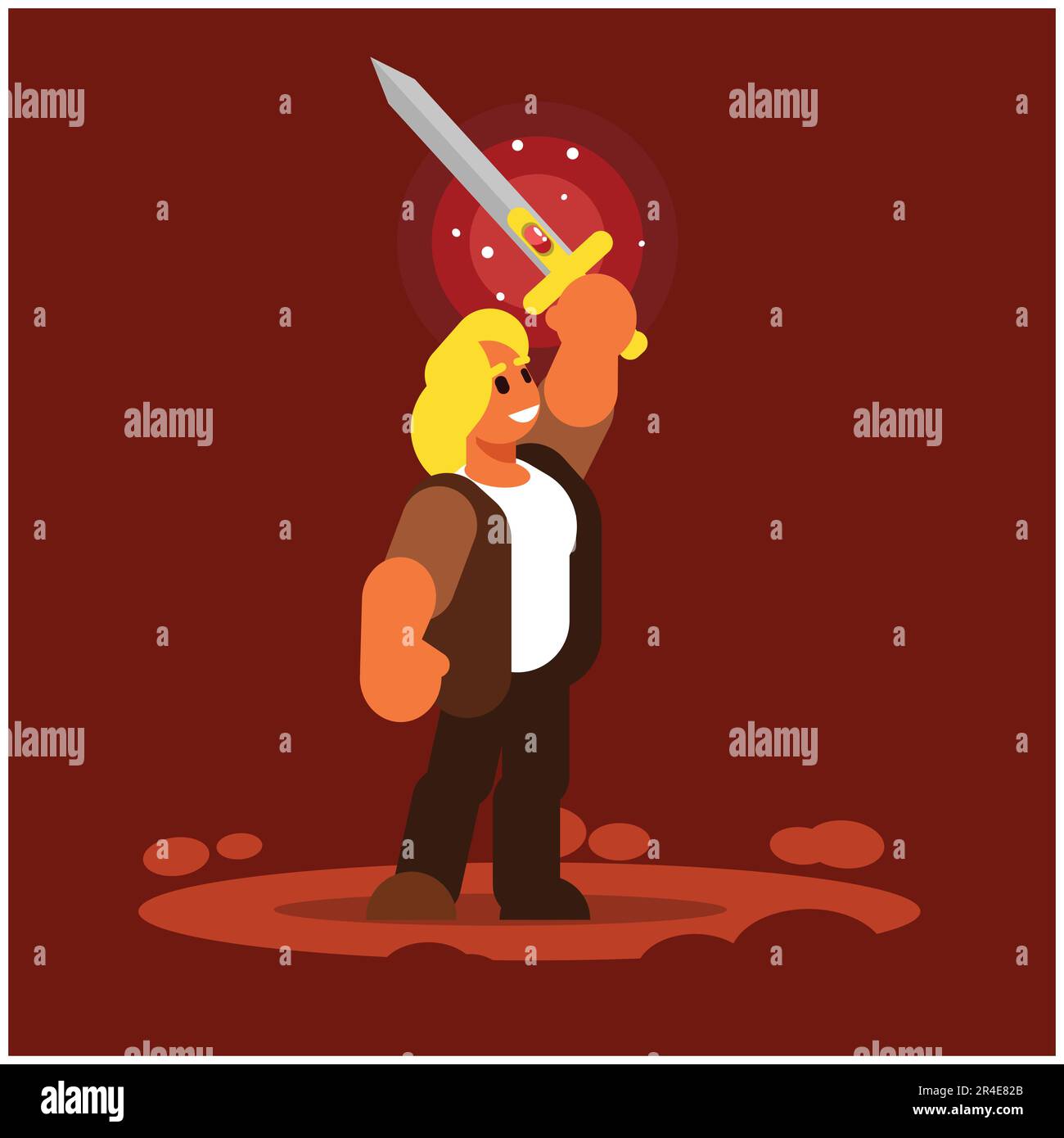 Black man crazy hair Stock Vector Images - Alamy