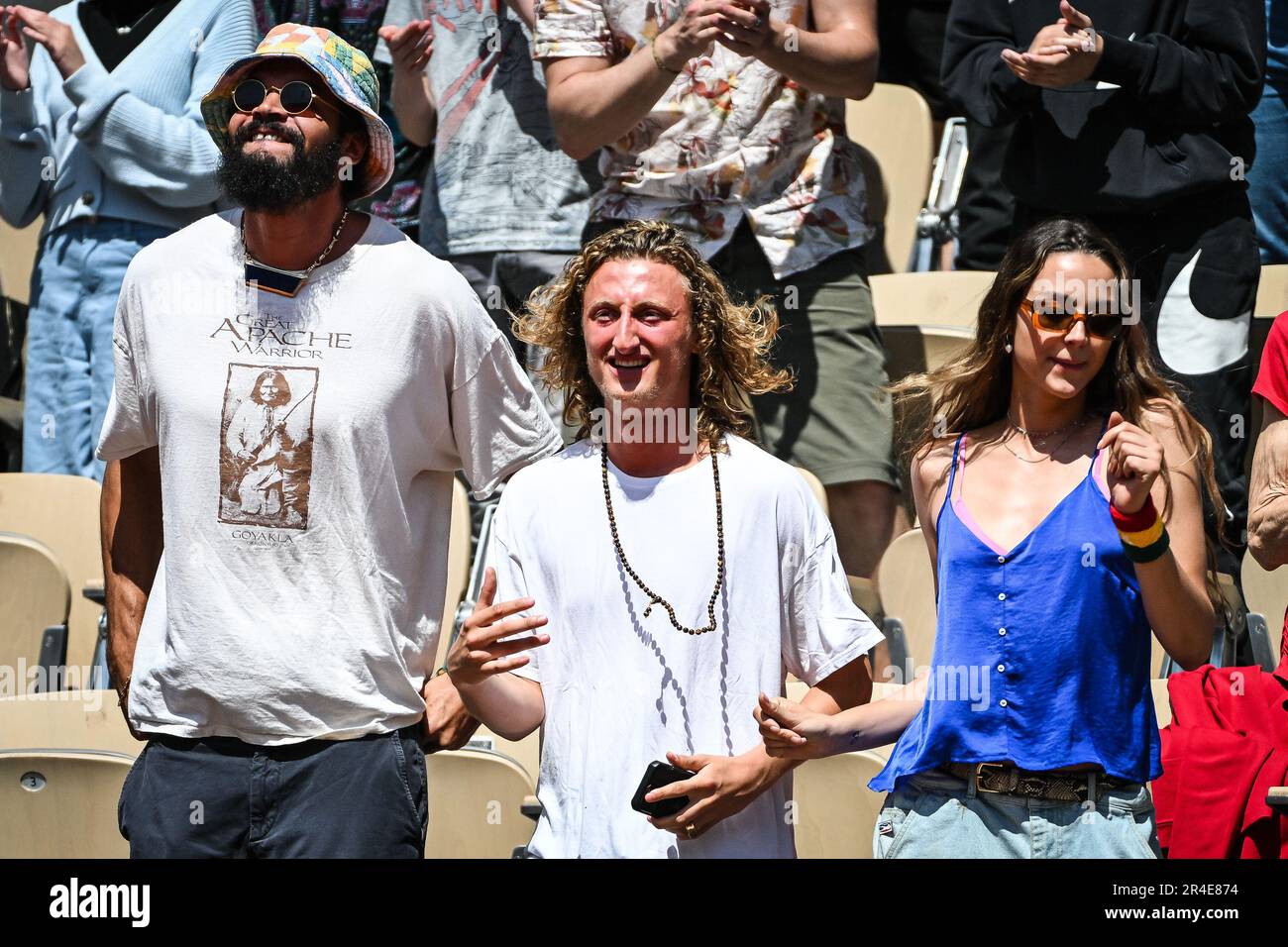 Paris, France, France. 27th May, 2023. Former French-US basketball ...