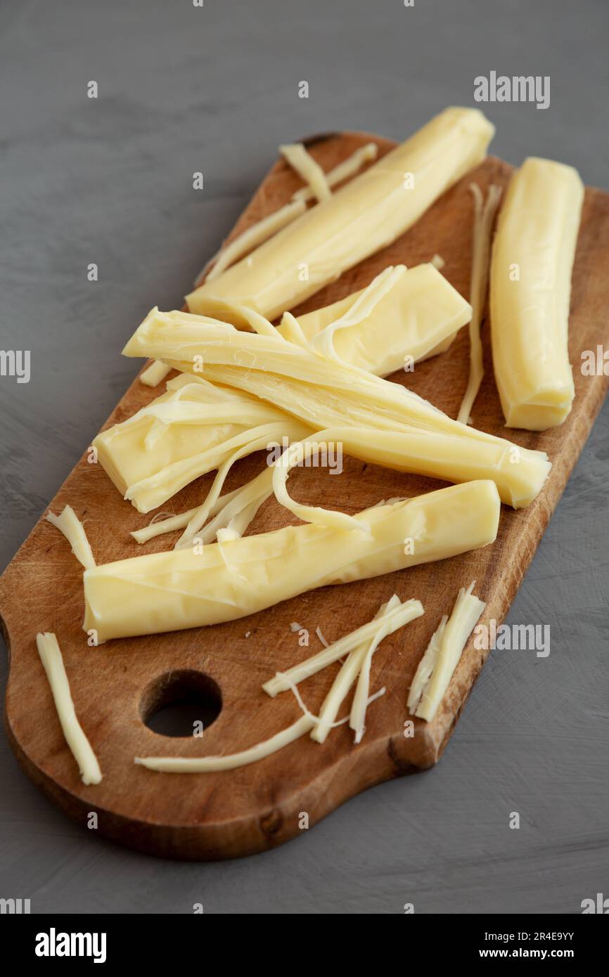 Side view string cheese hi-res stock photography and images - Alamy