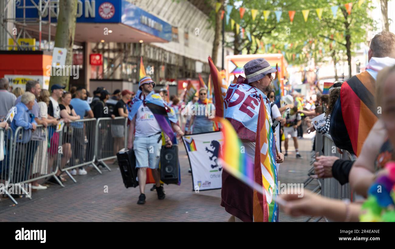 Birmingham, UK, 27th May 2023, Birmingham Pride 2023, Today marks the ...