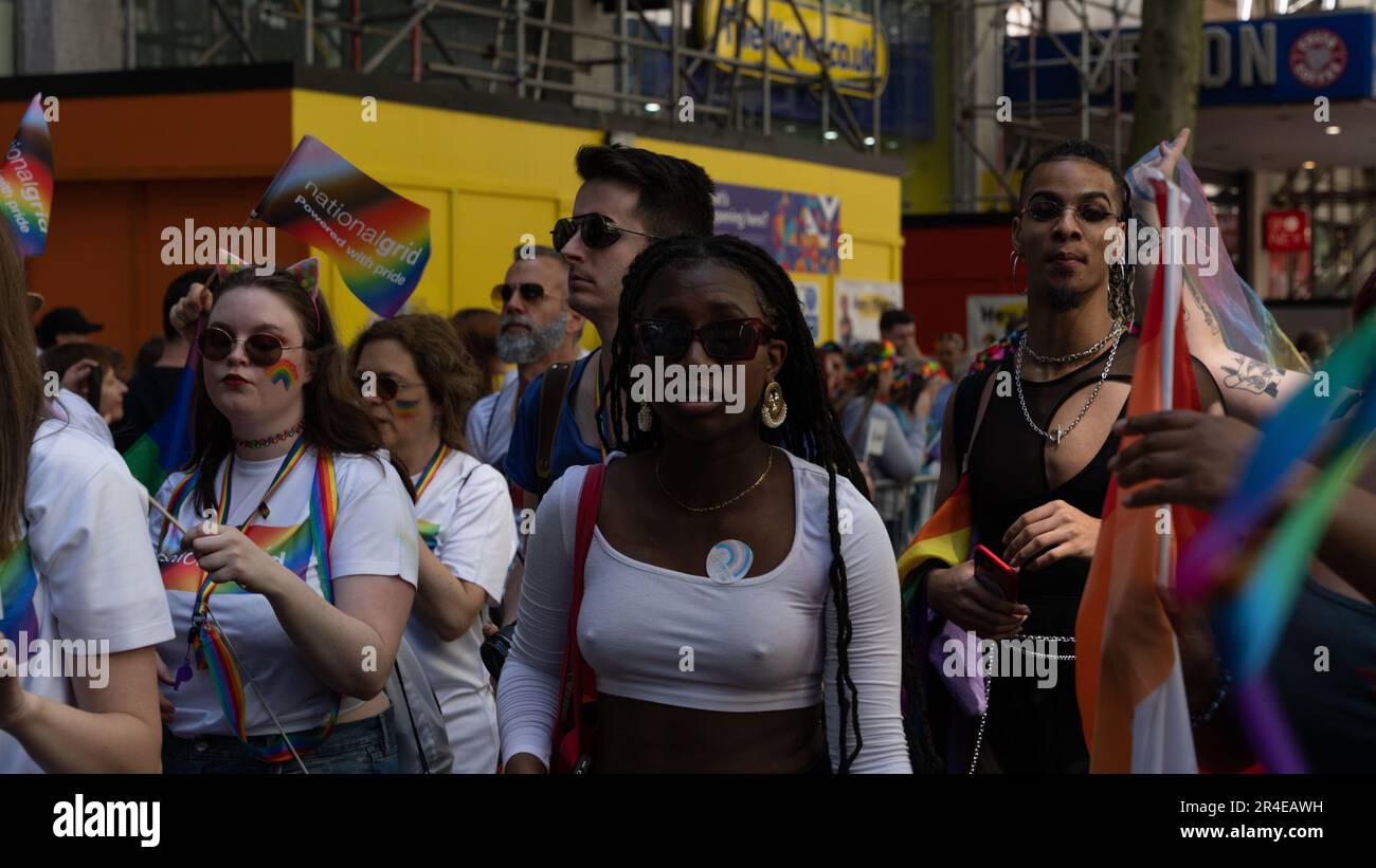 Birmingham, UK, 27th May 2023, Birmingham Pride 2023, Today marks the ...