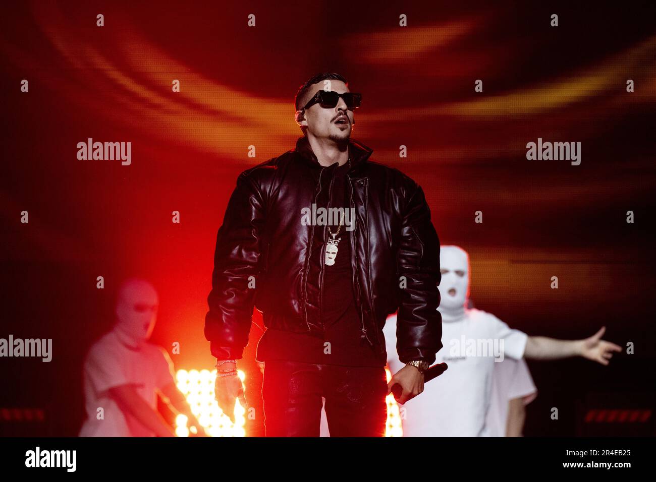 AMSTERDAM - Boef during his concert in AFAS Live. The rapper gives two ...