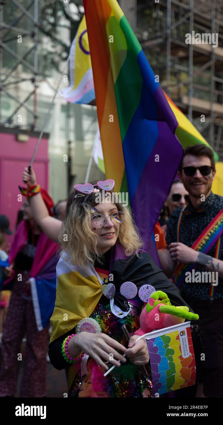 Birmingham, UK, 27th May 2023, Birmingham Pride 2023, Today marks the ...