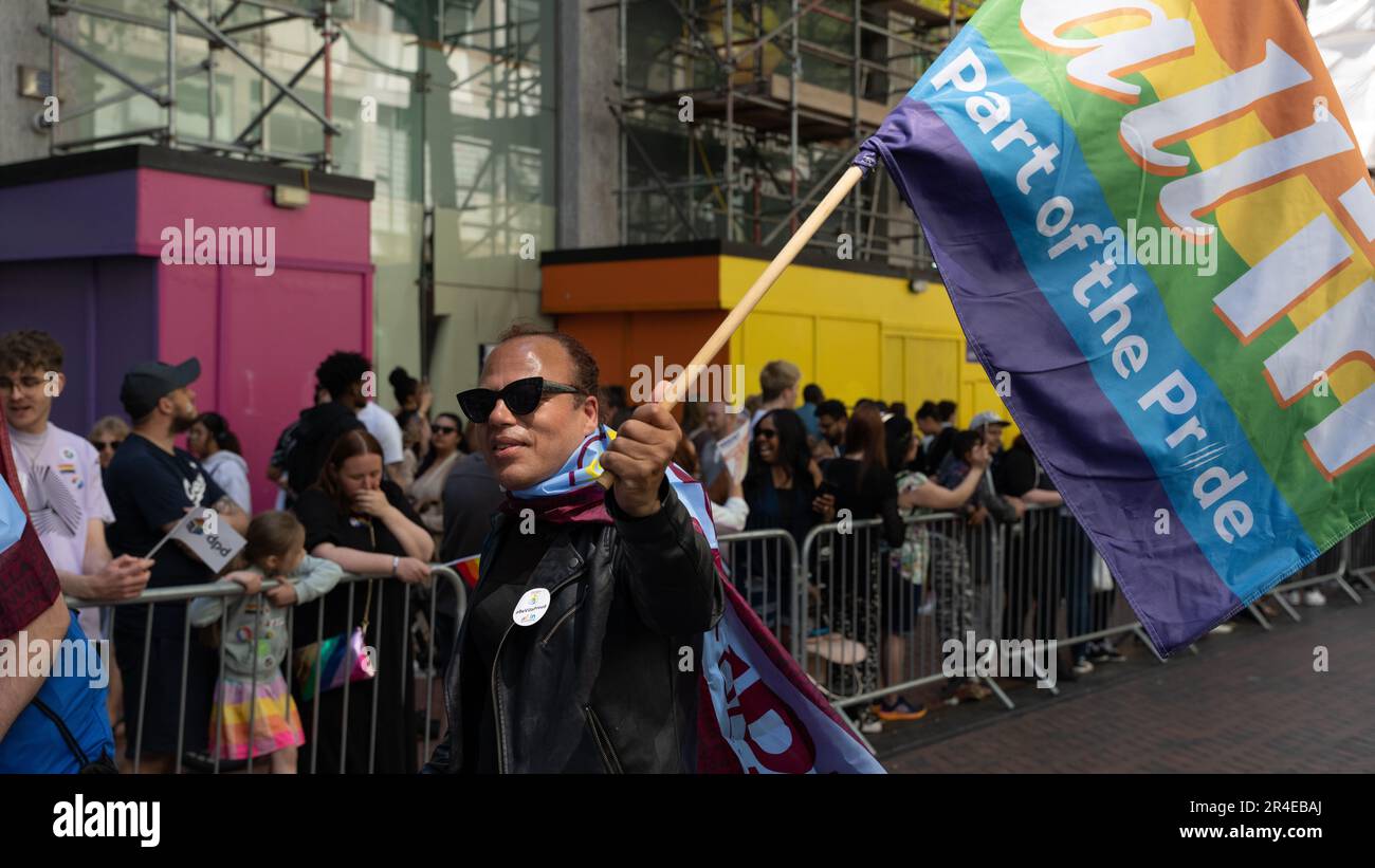 Birmingham, UK, 27th May 2023, Birmingham Pride 2023, Today marks the ...