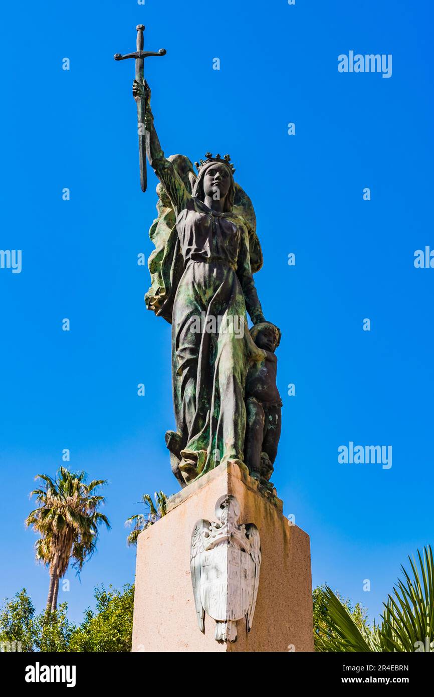 Statue of Isabella the Catholic - Isabel La Católica. Isabella I was ...