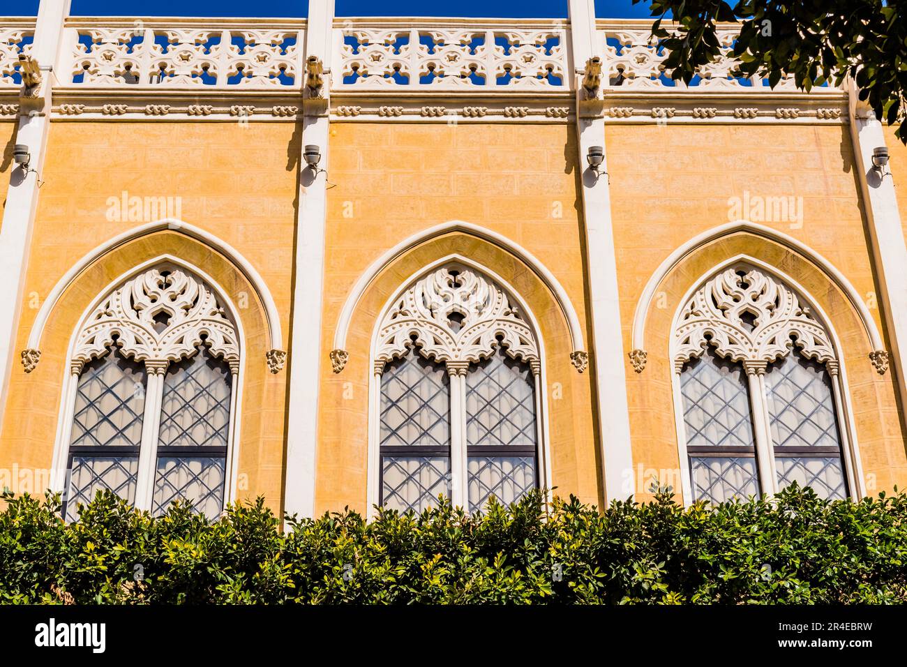 The Old Colegio del Buen Consejo is a neo-Gothic historicist style ...