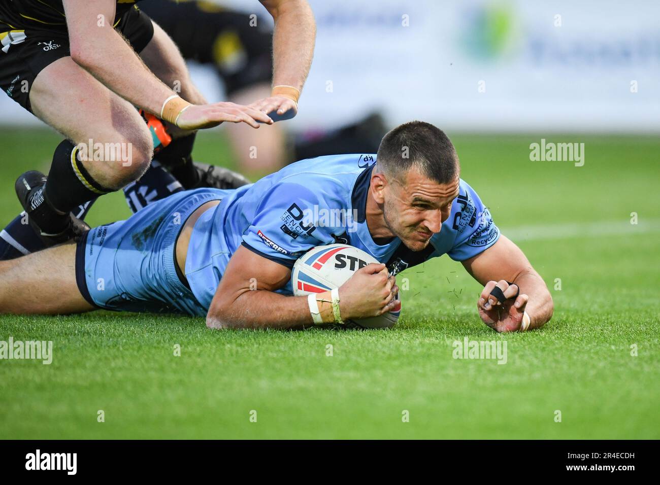 York, England - 26th May 2023 - Gareth Gale of Featherstone Rovers ...