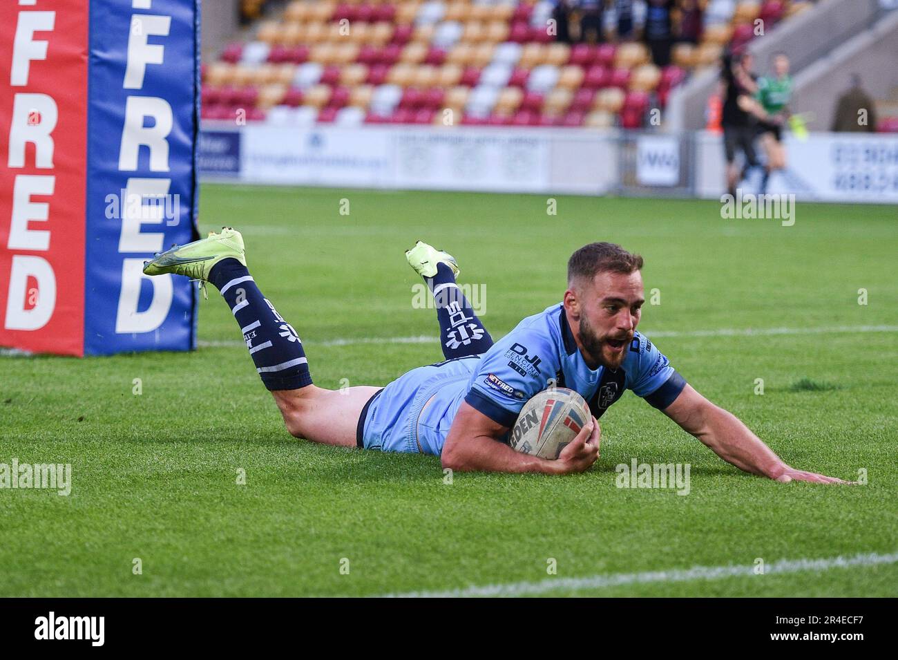 York, England - 26th May 2023 - Connor Jones of Featherstone Rovers ...