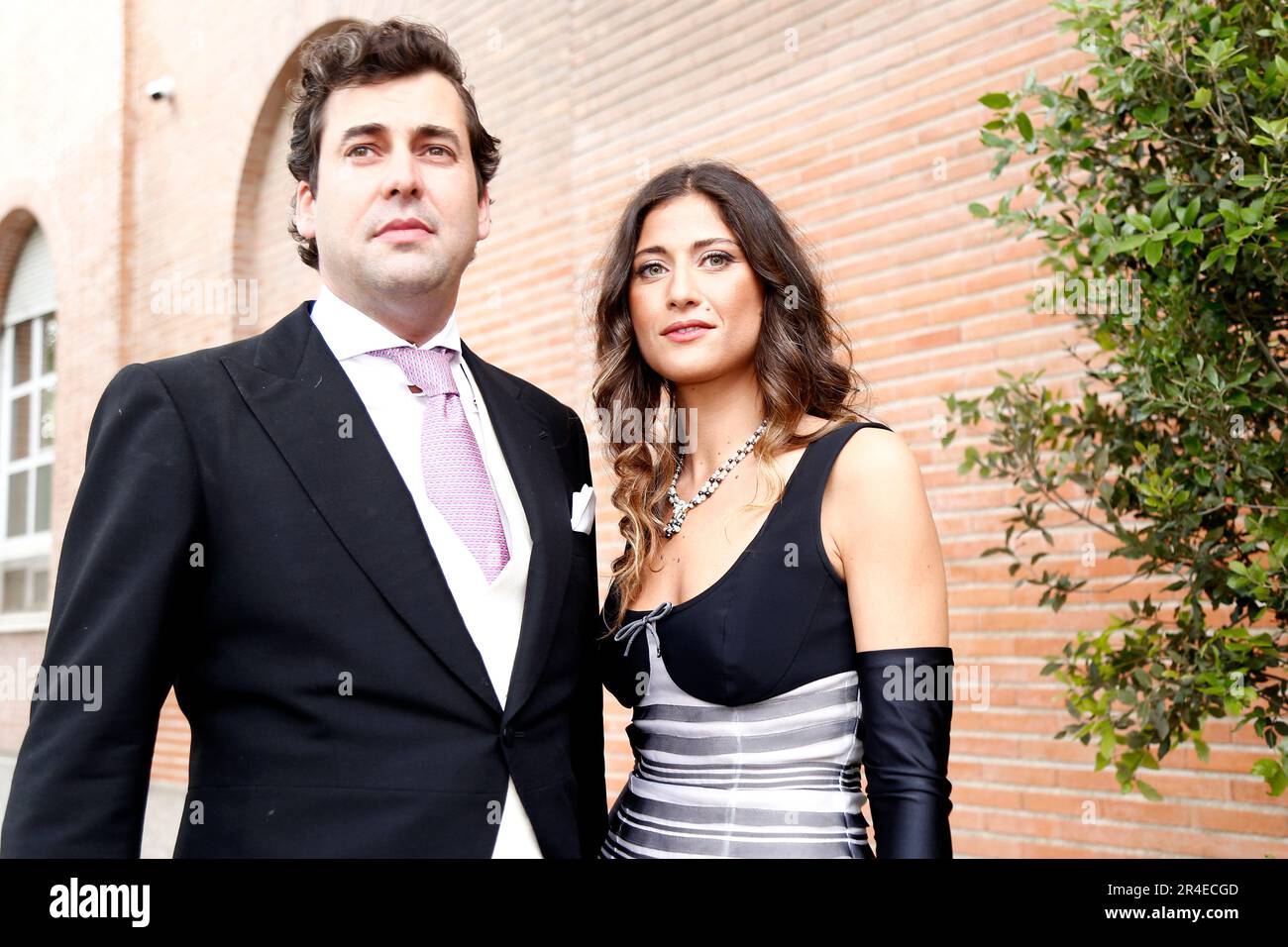 Juan José Franco and Khali El Assir outside the Church of the Holy ...