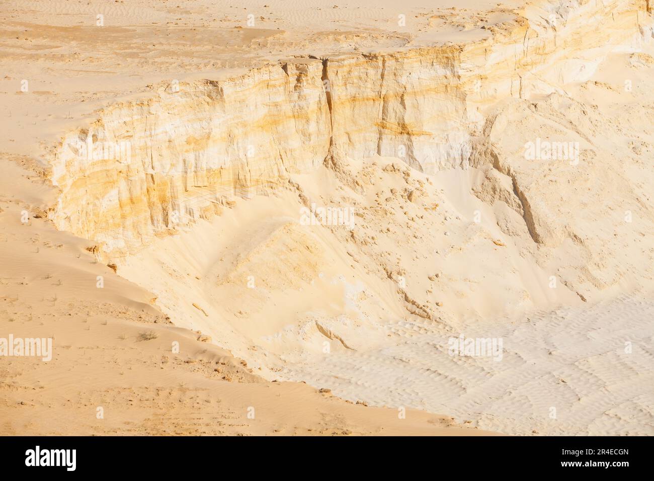 White sand texture. Quarry (open-pit) sand extraction Stock Photo - Alamy