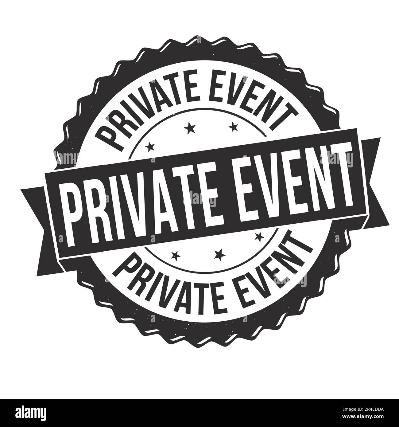 Private event grunge rubber stamp on white background, vector illustration Stock Vector Image ...