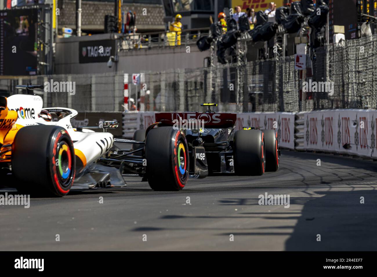Monaco - 27-05-2023, Circuit de Monaco, Lewis Hamilton at the Formula 1 Monaco Grand Prix 2023 ...