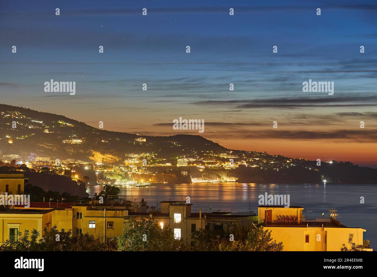 The amazing sea of Italy in the Meta area Stock Photo - Alamy