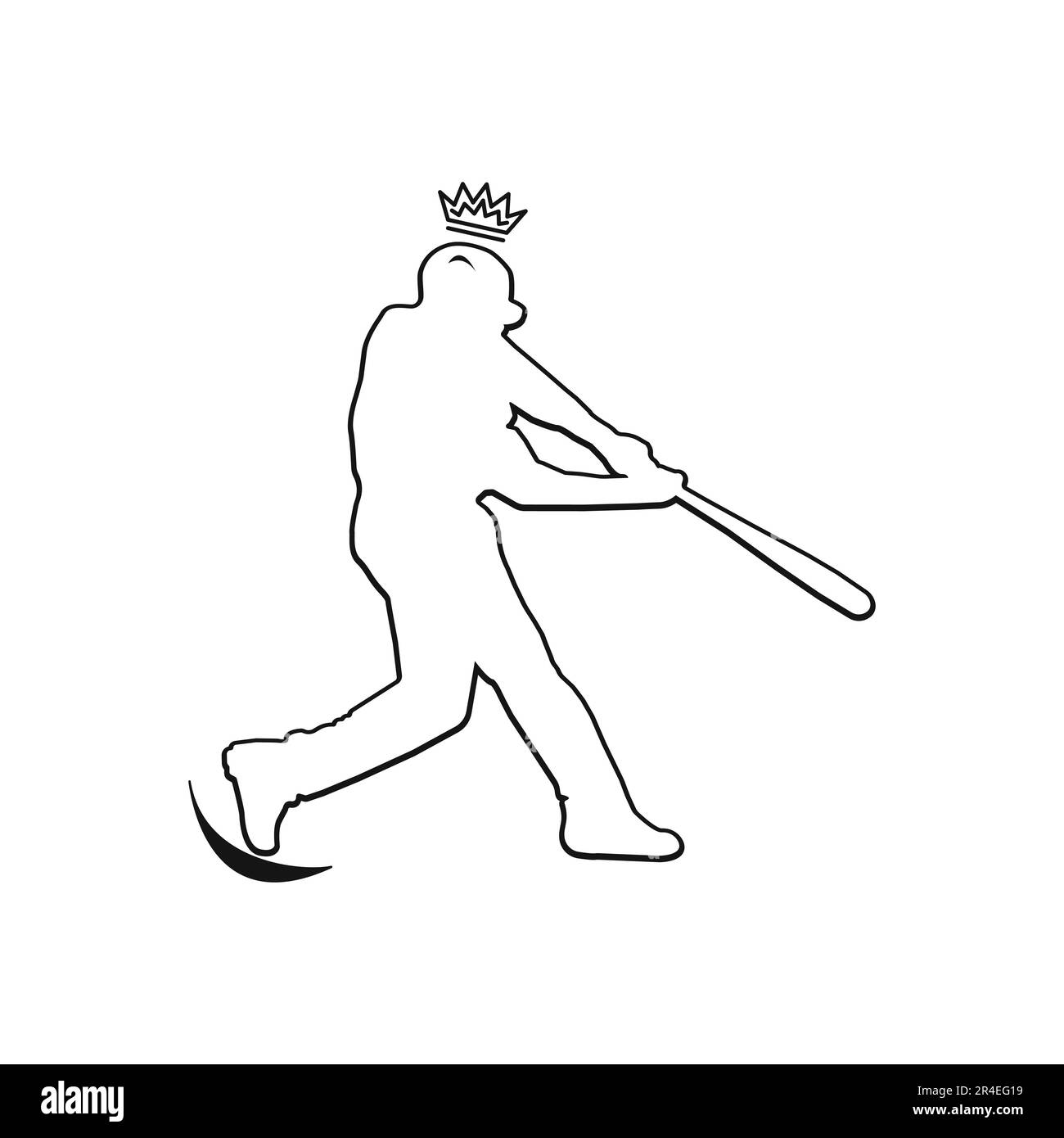 Baseball Bat Silhouette