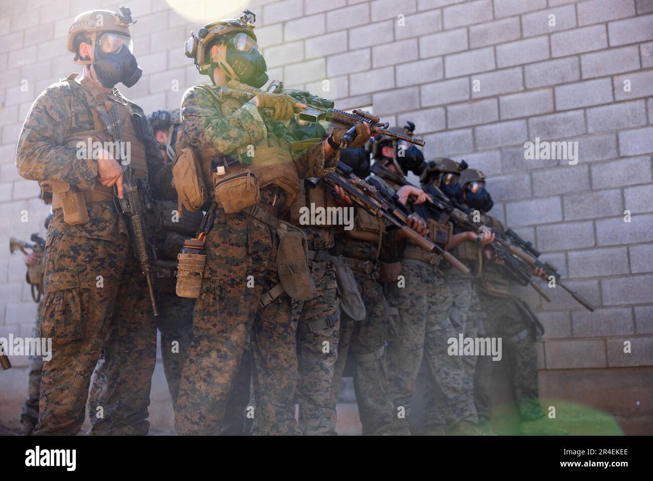 U.S. Marines with Kilo Company, 3rd Battalion, 1st Marine Regiment ...